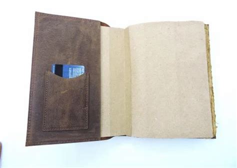 Vintage Brown Leather Refillable Compass Notebook Size A5 At Rs 738