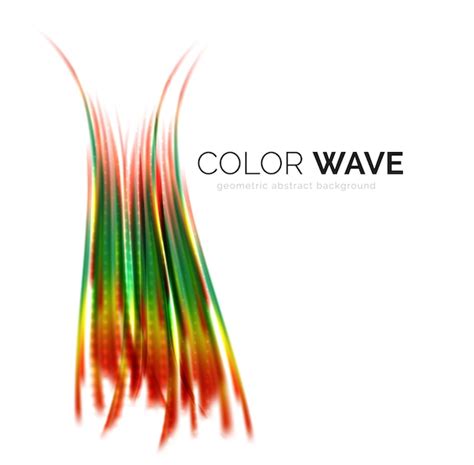 Premium Vector Abstract Color Wave Design Element