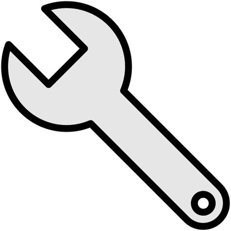Spanner Generic Outline Color Icon