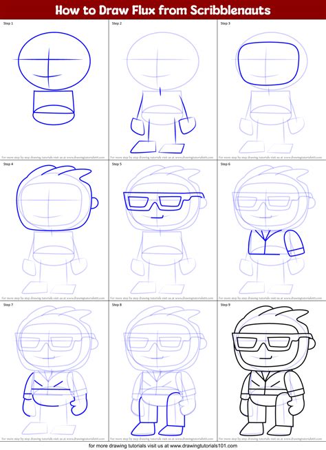 How To Draw Flux From Scribblenauts Scribblenauts Step By Step