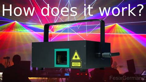 How A Laser Show Projector Works Youtube