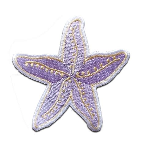 Iron On Patches Starfish Animals Application Embroided Patch Etsy Uk