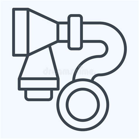 Icon Air Filter Related To Car Maintenance Symbol Line Style Simple