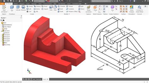 Autodesk Inventor Tutorial For Beginners Exercise 1 Eve Video Blog In 2025 Solidworks