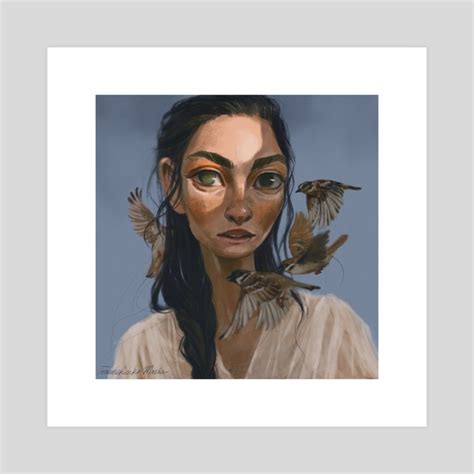 Sparrows An Art Print By Maria Tereshchenko Inprnt
