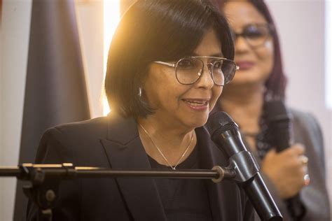 Ante Cuerpo Diplomático Delcy Rodríguez Acusó A González Urrutia De
