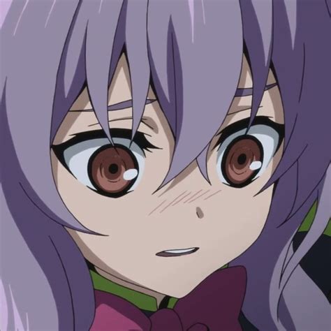Kawaii Anime Character With Purple Hair And Big Eyes