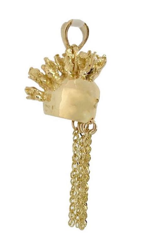 14k Gold Filled Hawaiian Ikaika Helmet Pendant Chain Etsy