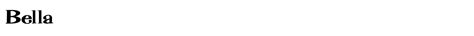 Bella Font Webfont And Desktop Myfonts