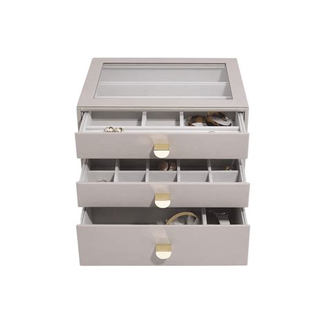 Stackers Classic Drawer 3 Set Taupe Stackers Box