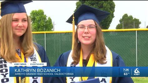 Arroyo Grande High School Holds In Person Graduation Ceremony For First