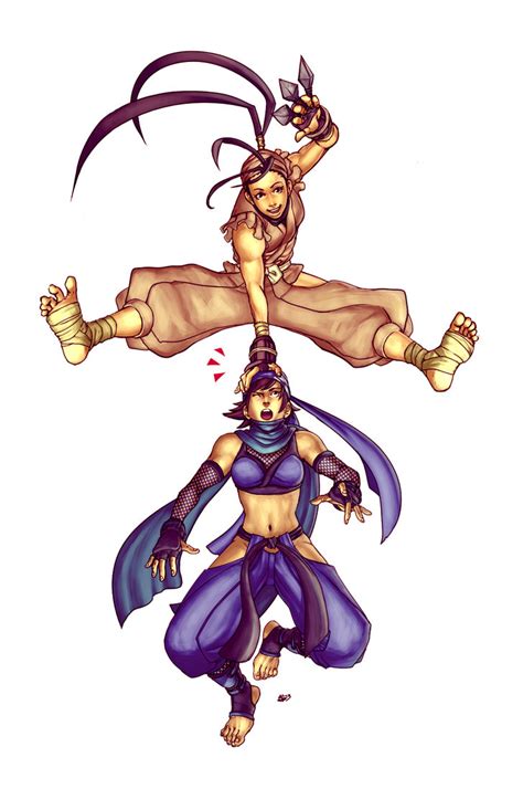 Fightvg Quick Pic Asuka And Ibuki Are Ninja Training Partners In This Fan Art
