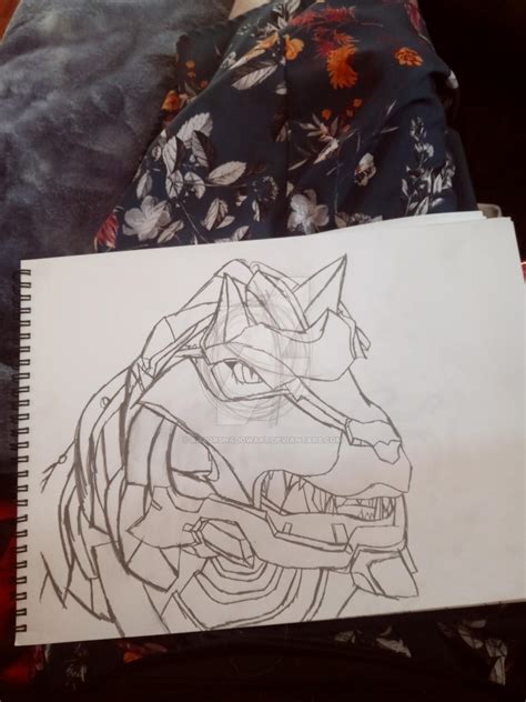 I Tried Drawing The Wolf Bakugan By Razorshadowart On Deviantart