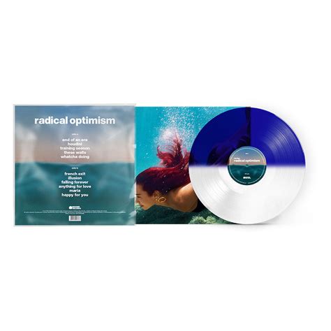 Dua Lipa Radical Optimism Exclusive Split Color Lp Vinyl Signed