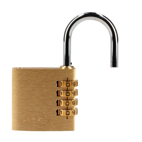 Candado De CombinaciÓn Programable Para Maleta LatÓn 40 Mm Lock 12ca