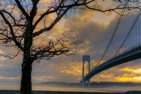 Bridge Mist Photograph By Mike Deutsch Fine Art America
