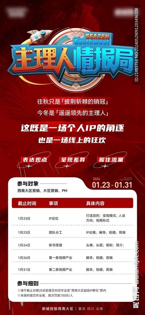 主理人情报局海报设计图 海报设计 广告设计 设计图库 昵图网
