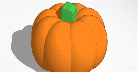 Small Pumpkin By Edge Design Download Free Stl Model