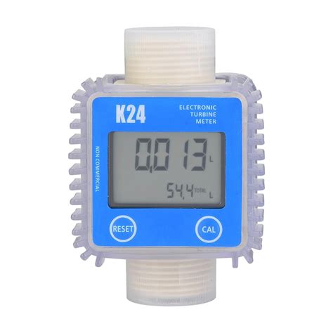 Digital K24 Flow Meteroil Fuel Flow Metergauge For Chemicals Liquid