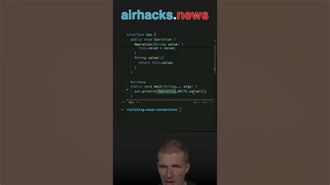 Breaking Enum Conventions On Purpose Java Shorts Coding Airhacks