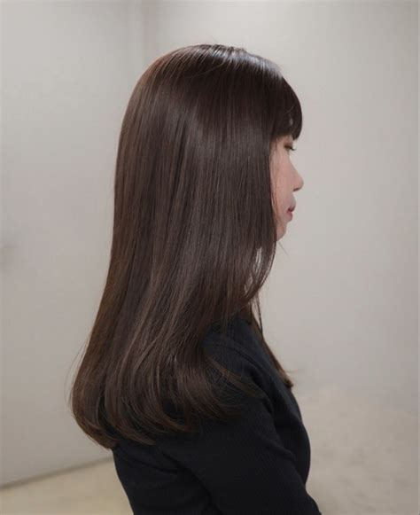 ヘアカラー 暗め ブラウン
