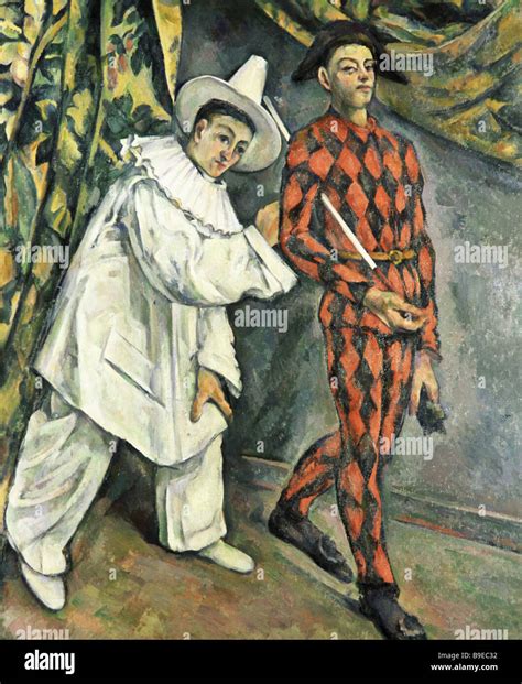 Paul Cezanne 1839 1906 Pierrot And Harlequin Pushkin Museum Of Fine