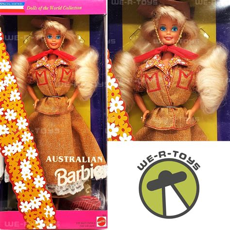 Australian Barbie Dolls Of The World Special Edition 1992 Mattel 3626