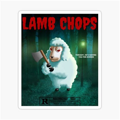 Lamb Chops Sticker For Sale By Royalteedesigns Redbubble