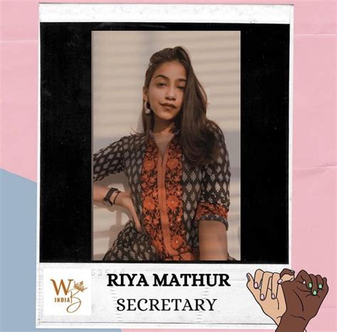 We Believe India On Linkedin Riya Mathur The Secretary For Our Team