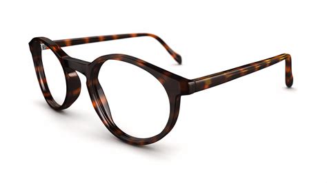 Specsavers Mens Glasses Rufus Tortoiseshell Round Acetate Plastic
