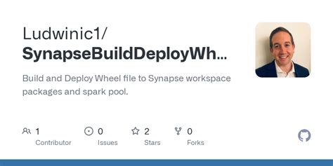 Github Ludwinic Synapsebuilddeploywheel Build And Deploy Wheel File To Synapse Workspace