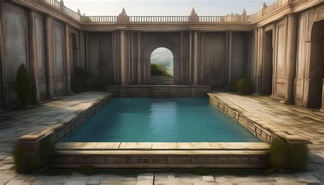 Old Pool Scenery Classic Background Old Pool Classic Pool Old Pool