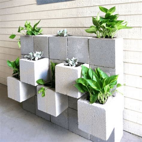 Common Sizes Cinder Block Planter These Bricks Make Building Raised