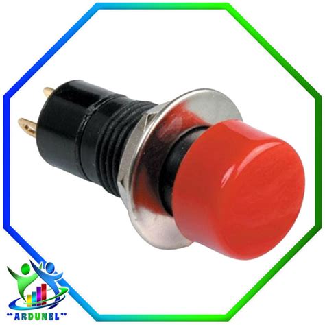 Interruptor De BotÓn Negro 3a 125v Onoff 16mm Normalmente Abierto Interruptor De BotÓn Negro 3a 125v Onoff 16mm Normalmente Abierto