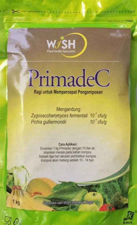 Jual Obat Komposdecomposerragi Pemercepat Pengomposan Primadec 1 Kg