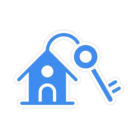 Premium Vector House Key Vector Illustration