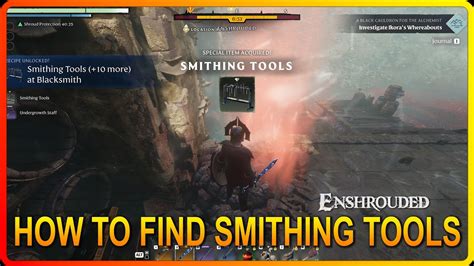 How To Find The Smithing Tools Enshrouded Gameplay Ep11 Youtube