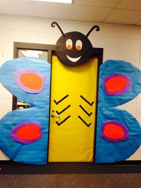 Butterfly Spring Classroom Door Classroom Door Classroom Displays Classroom Organization