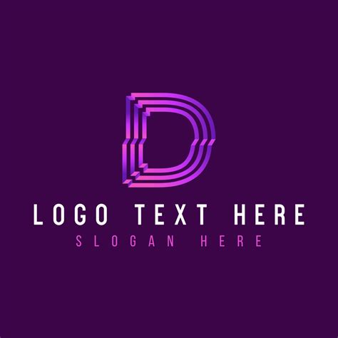 Digital D Tech Solutions Logo Innovative Design For Tech And Biotech
