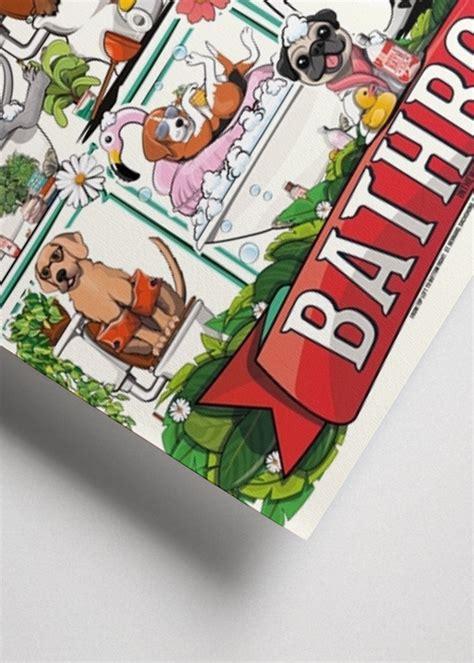 Perros En El Baño Pósters Y Art Prints De Andy Scullion Printler