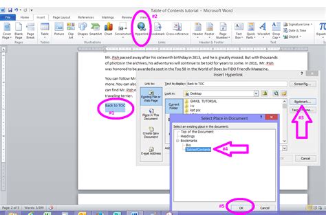 How To Make A Clickable Table Of Contents In Microsoft Word Plmduo