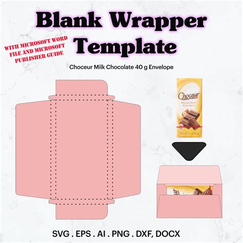 Candy Wrapper Template For Word Candy Bar Wrapper Templates Free And