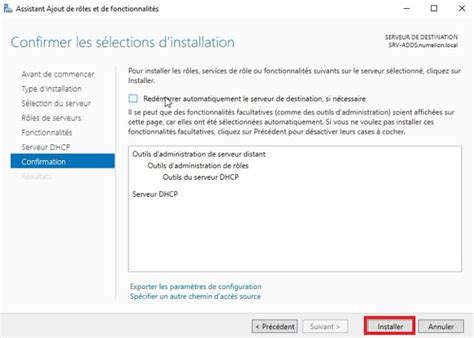 Installer Un Serveur DHCP Windows Server TUTORIEL