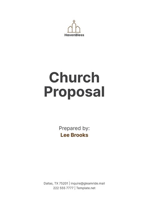 Free Charity Proposal Templates Editable And Printable