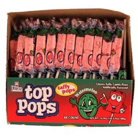 Product Of Top Pops Watermelon Lollipops Count 48 Sugar Candy Grab Varieties And Flavors