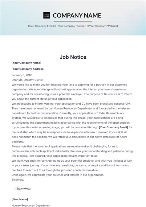 Free Personnel Action Notice Template To Edit Online