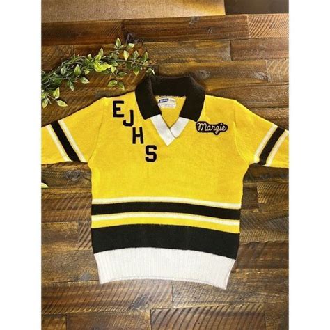 Dehen Sweaters Vintage Dehen Knittinggold Blackwhite Knit