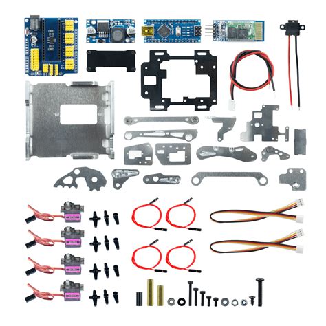 Metal Robotic Arm With Claw Gripper