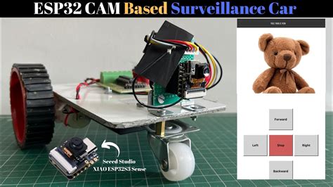 Small Robot Car With Camera Using Xiao Esp32s3 Sense Fpv Robot With