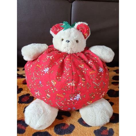 Jual Boneka Teddy Merah Vintage Jadul Bulat Besar Shopee Indonesia